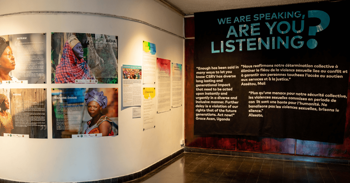 Catalogue: "We are Speaking. Are you Listening?" - Mukwege Foundation